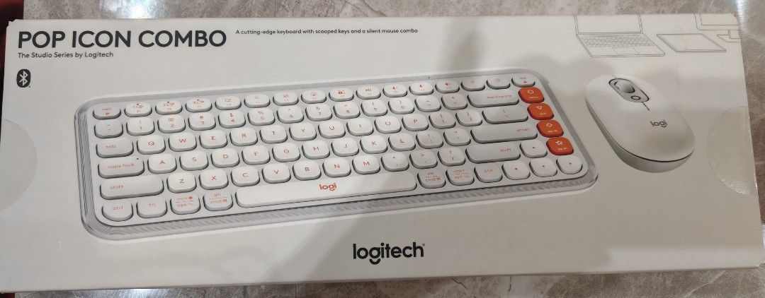 Logitech POP Icon Combo - Wireless Keyboard and Mouse, Computers & Tech ...