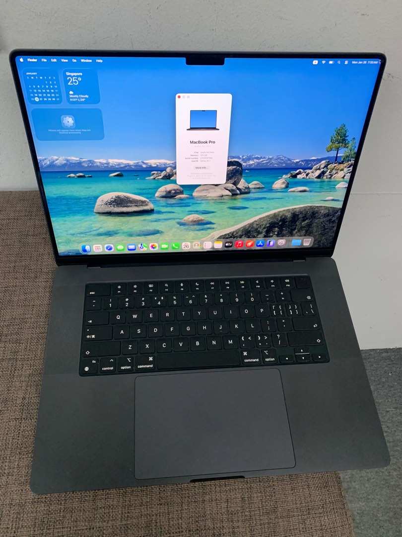 MacBook Pro 16 inch M4 Max 128gb 1tb, Computers & Tech, Laptops ...
