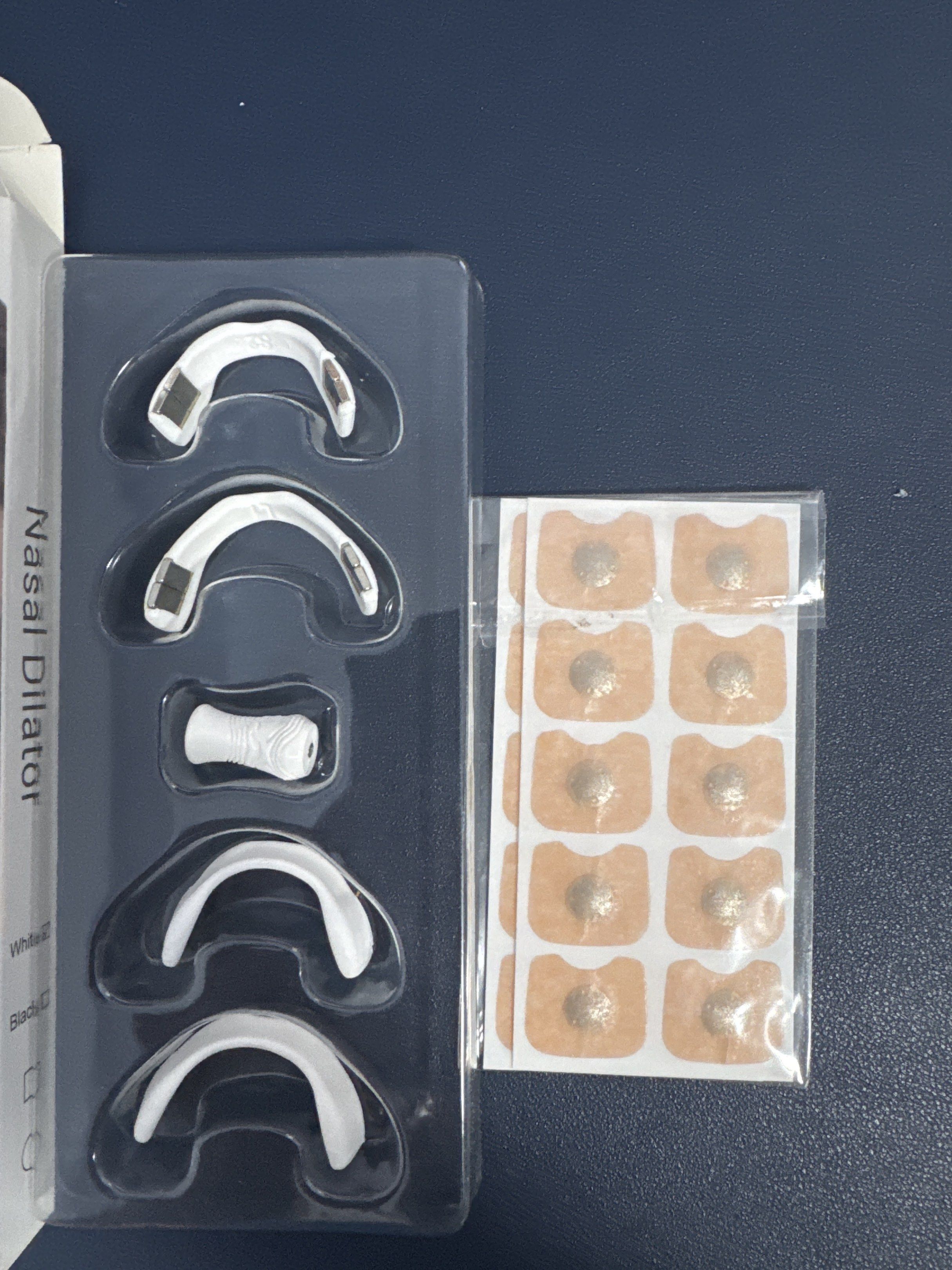 Magnetic External nasal dilator strip anti snore strips for breathing ...