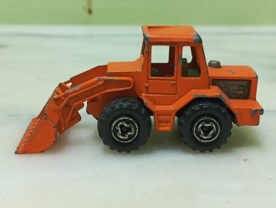 Majorette France tractor 1 loader diecast rare vintage vtg antik ...
