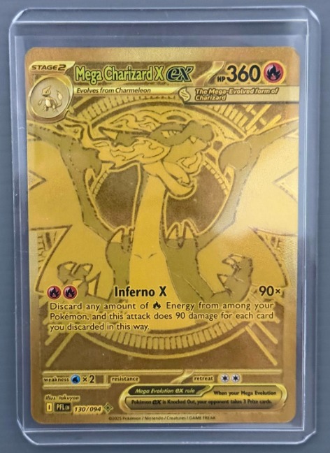 Mega Charizard X ex #130 (Pokemon Phantasmal Flames), Hobbies & Toys ...