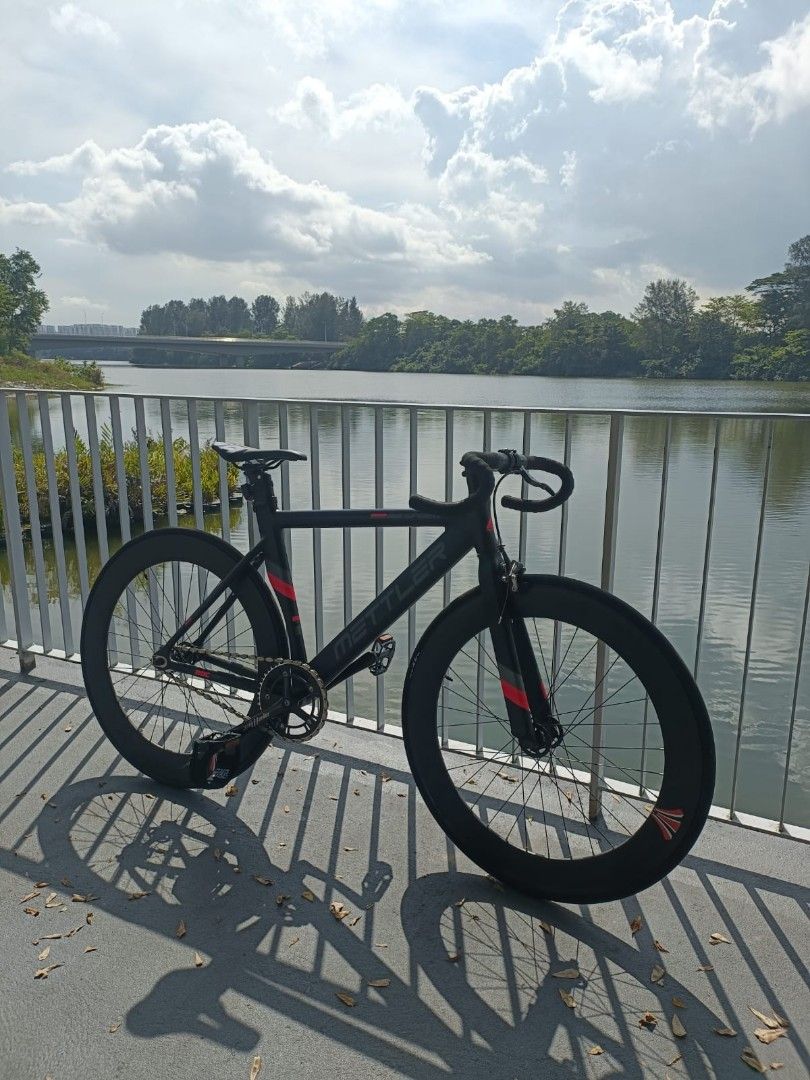 METTLER Fixed Gear Bike - Black, Sports Equipment, Bicycles & Parts ...
