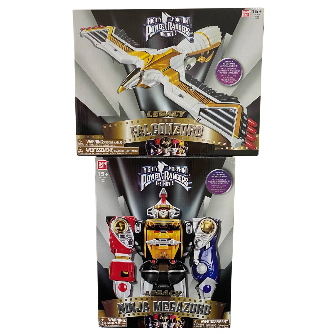 Mighty Morphin Power Rangers THE MOVIE Legacy Ninja Megazord & Legacy ...