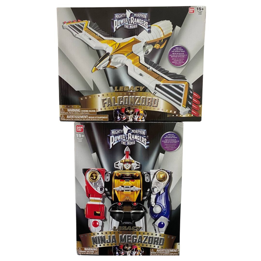 Mighty Morphin Power Rangers THE MOVIE Legacy Ninja Megazord & Legacy ...