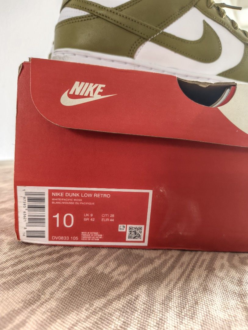 Nike Dunk Low Retro - Olive Green, Men's Fashion, Footwear, Sneakers on ...