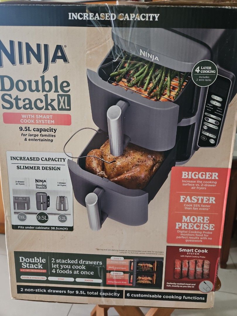 Ninja double stack XL, TV & Home Appliances, Kitchen Appliances, Fryers ...