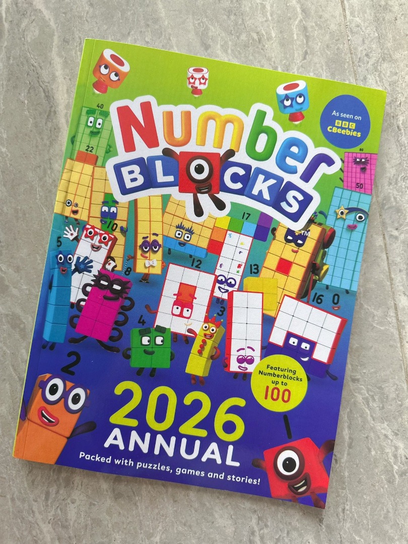Numberblocks 2026 年度活動本, 興趣及遊戲, 書本 & 文具, 兒童書籍 - Carousell