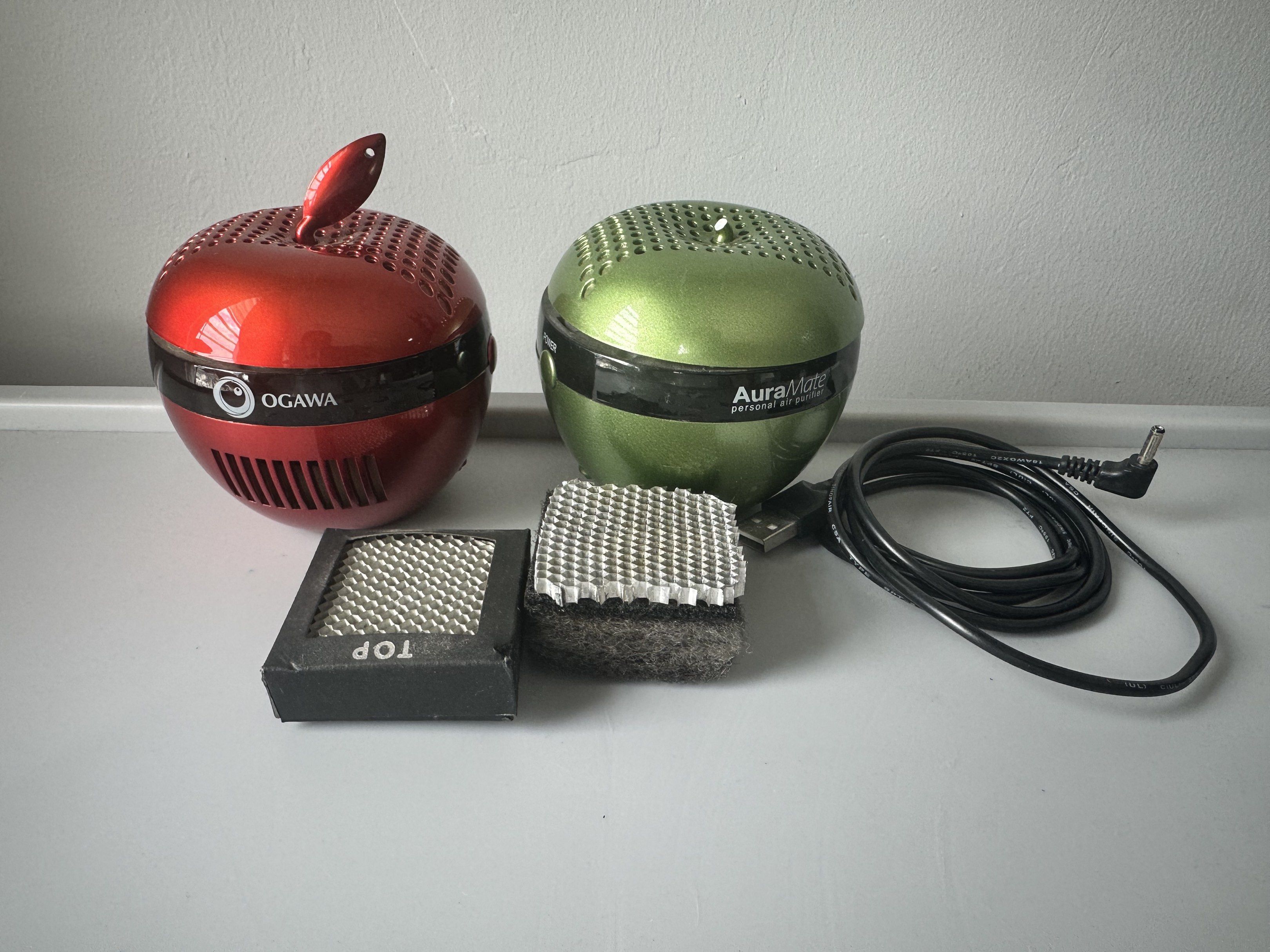 Ogawa Aura Mate Personal Air Purifier for cars (two unit), Auto ...