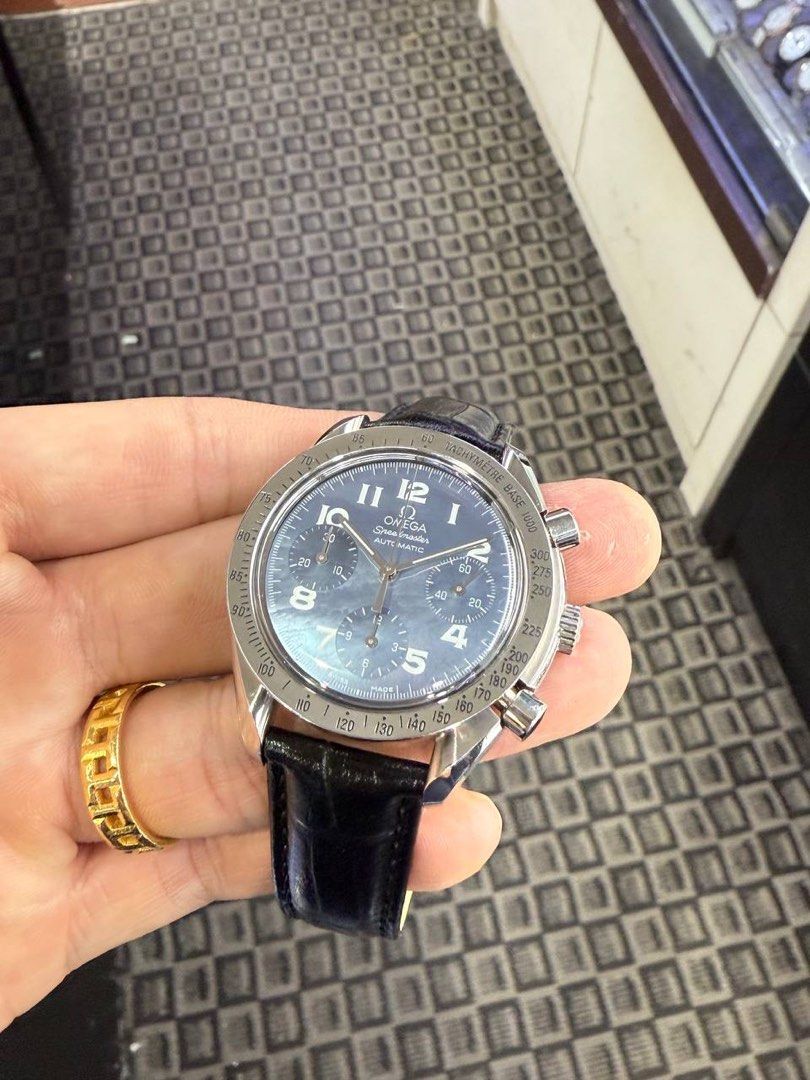 OMEGA SPEEDMASTER MOP SWISS MADE AUTOMATIC CHRONOGRAPH MOTHER OF PERAL ...