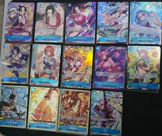 One Piece TCG Card Game : Single Card (Red Color )(Law, Zoro, Luffy ...