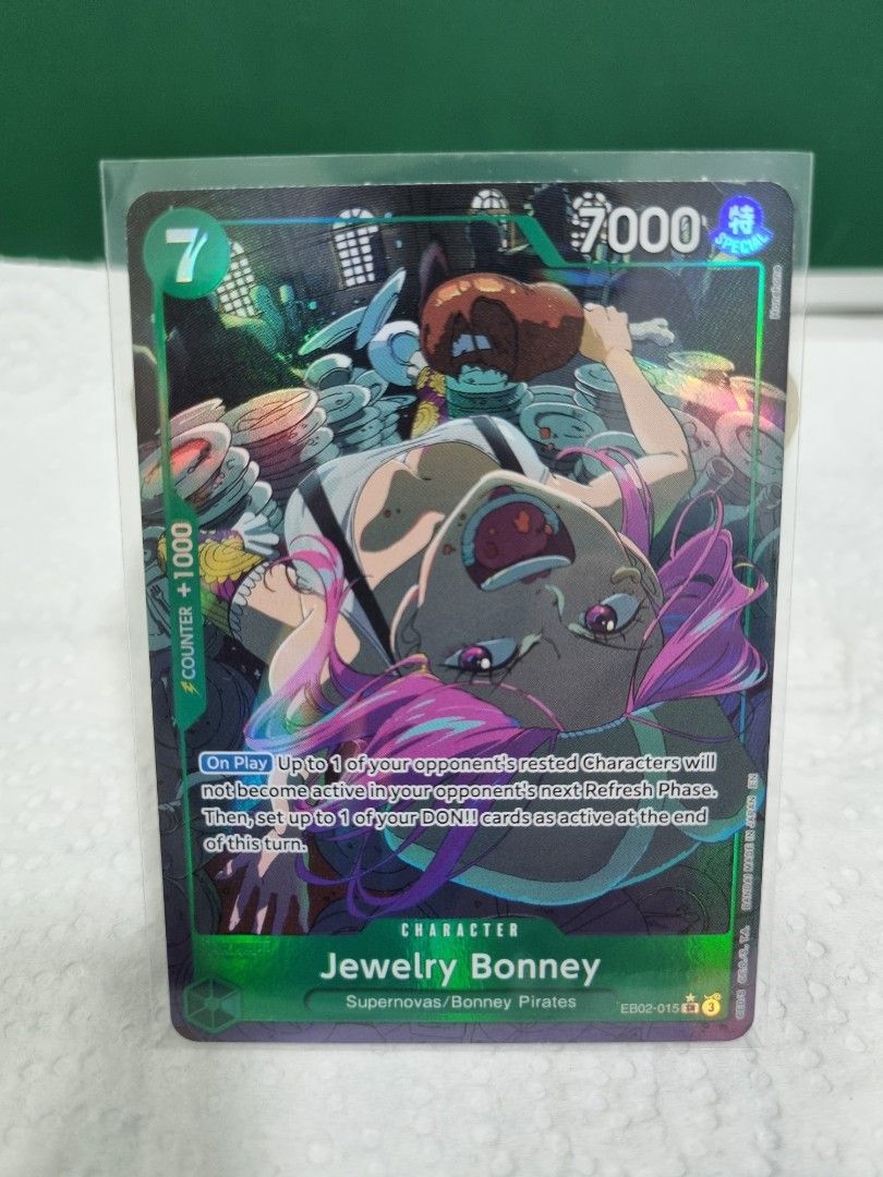 One Piece TCG Jewelry Bonney Alternative Art AA EB02-15 EB02 NM English ...