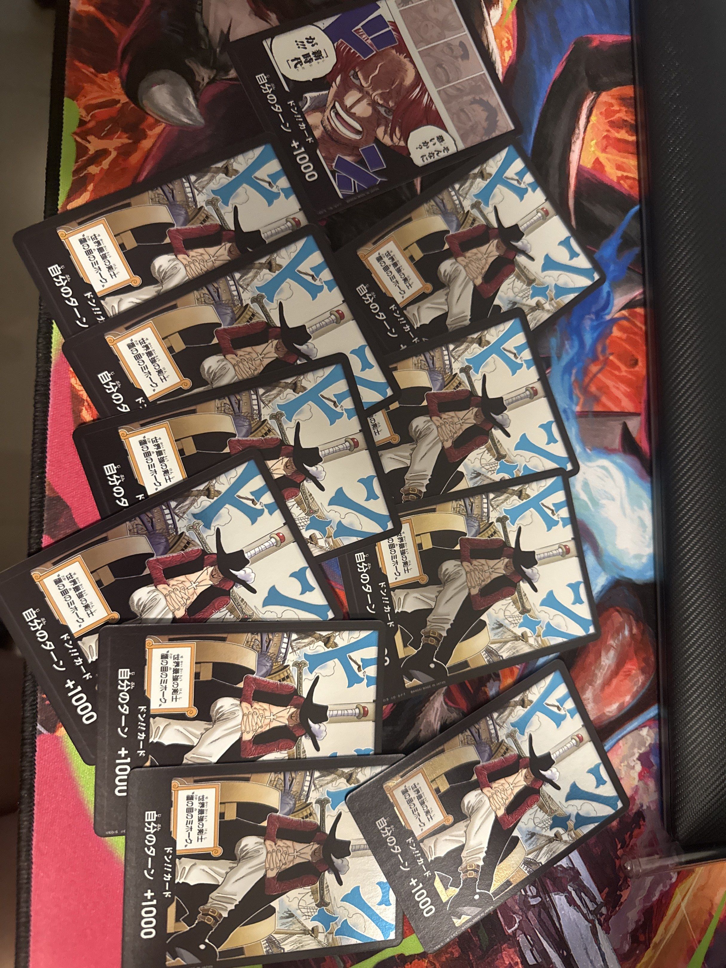 One Piece TCG mihawk and shanks don card, Hobbies & Toys, Toys & Games ...