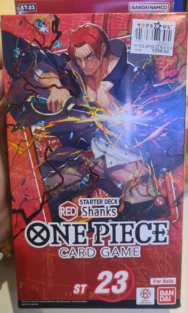 One Piece TCG ST23 Red Shanks English Deck only, Hobbies & Toys, Toys ...