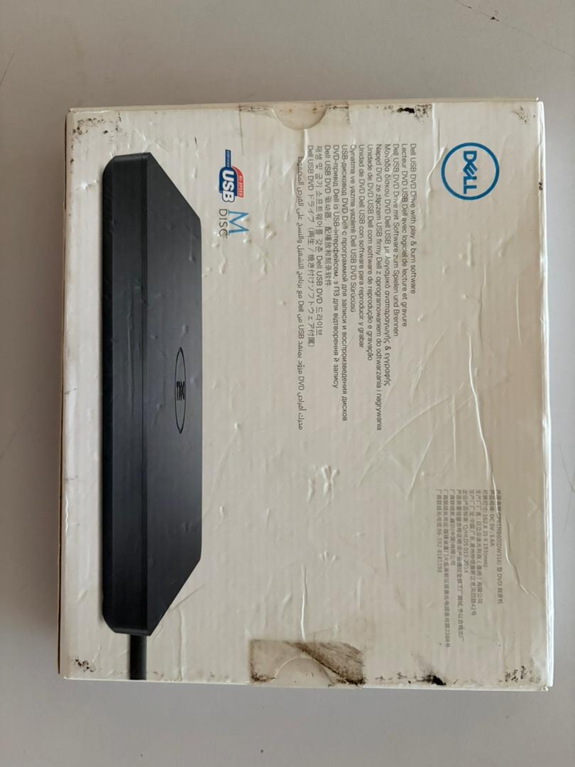 ORIGINAL DELL Slim USB External DVD CD Burner Drive, Computers & Tech ...