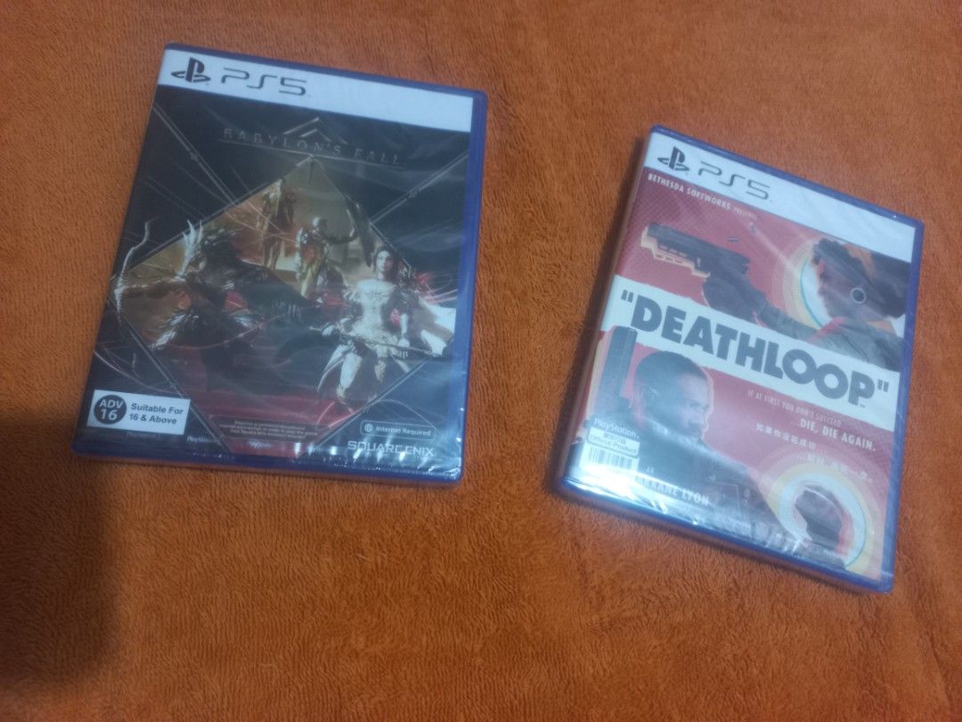 Playstation 5 games Deathloop New & Babylons Fall New, Video Gaming ...