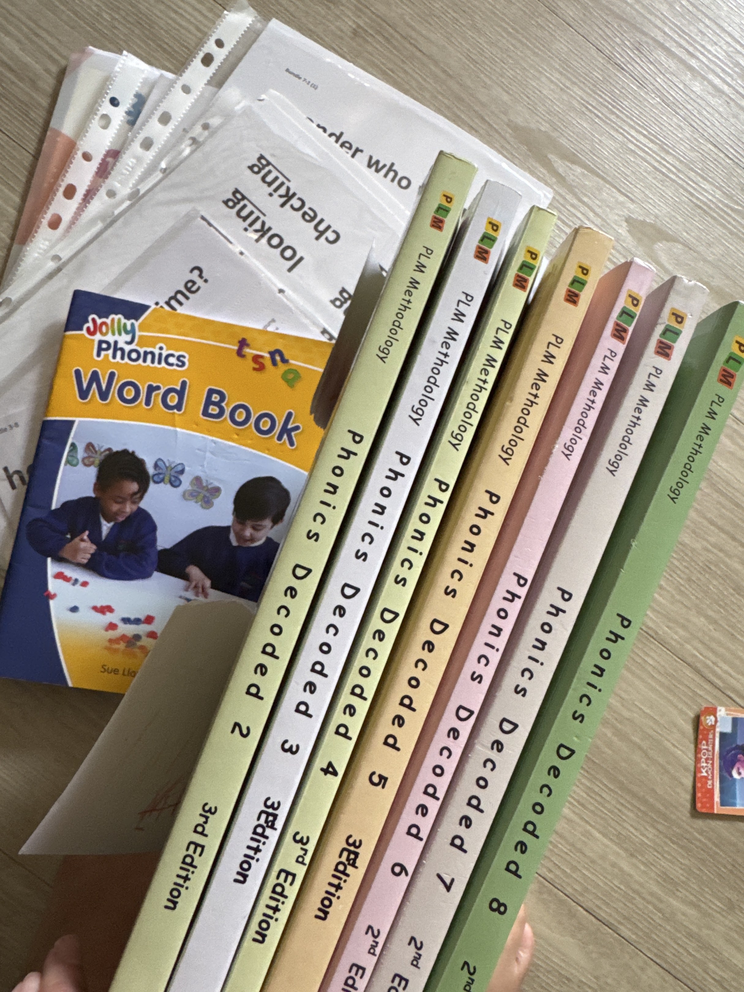 PLM Decoded full set (2-8) Jolly Phonics Word Book & Phonics Decoded ...