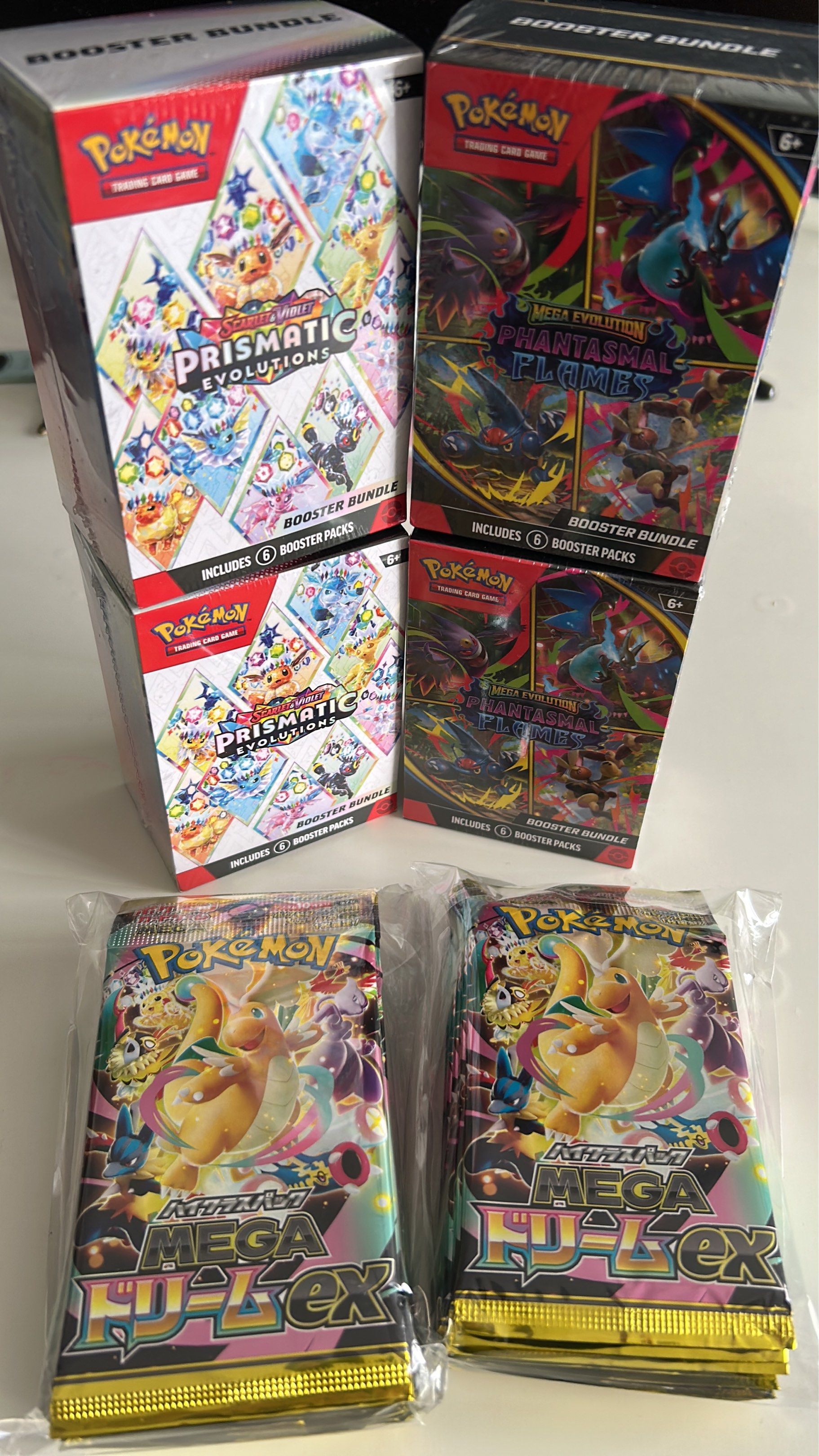 Pokemon Booster Bundles & Packs (Mega dream Japanese, Phantasmal flame ...