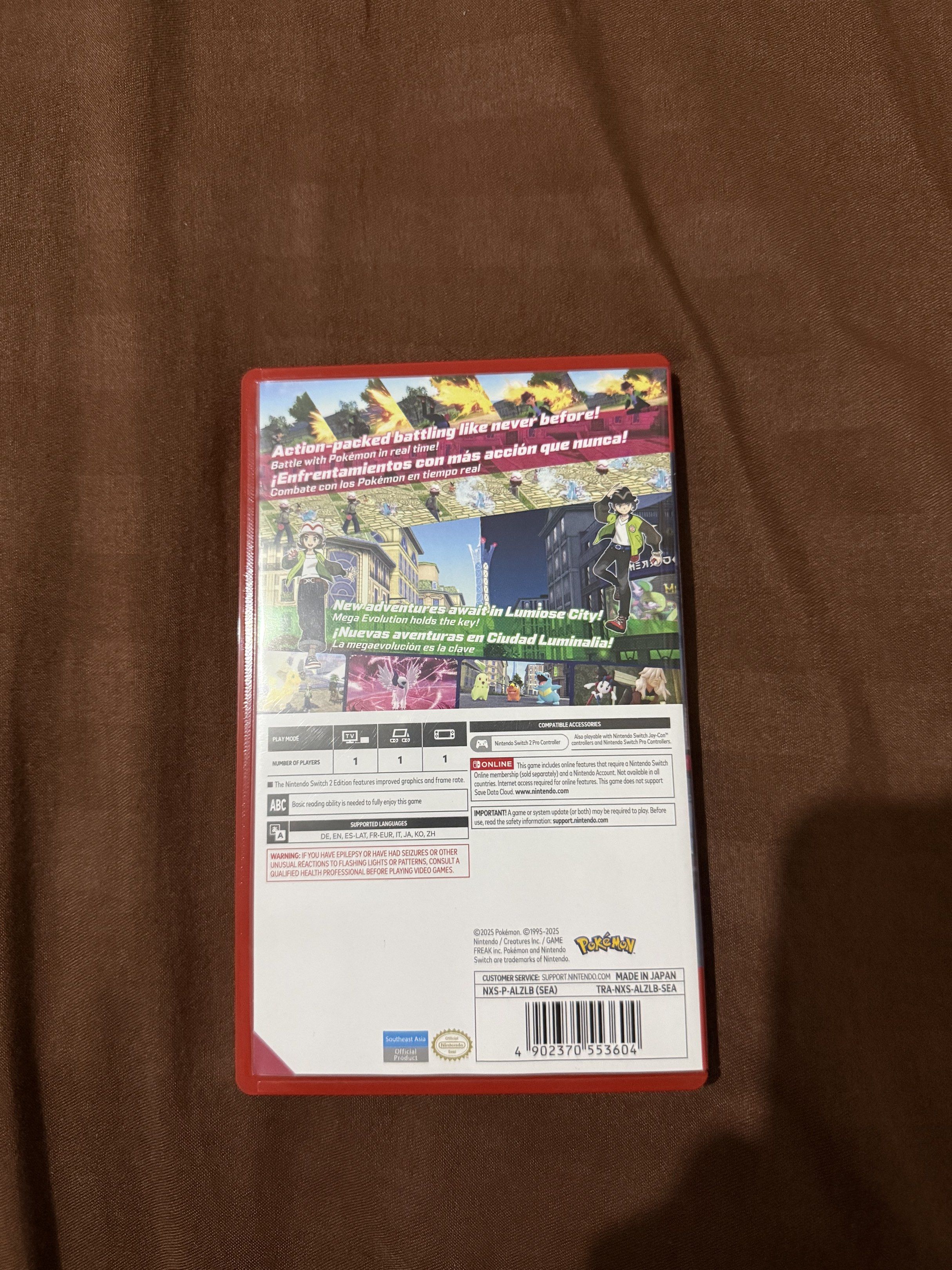 Pokemon Legends Z-A Nintendo Switch 2 Edition, Video Gaming, Video ...