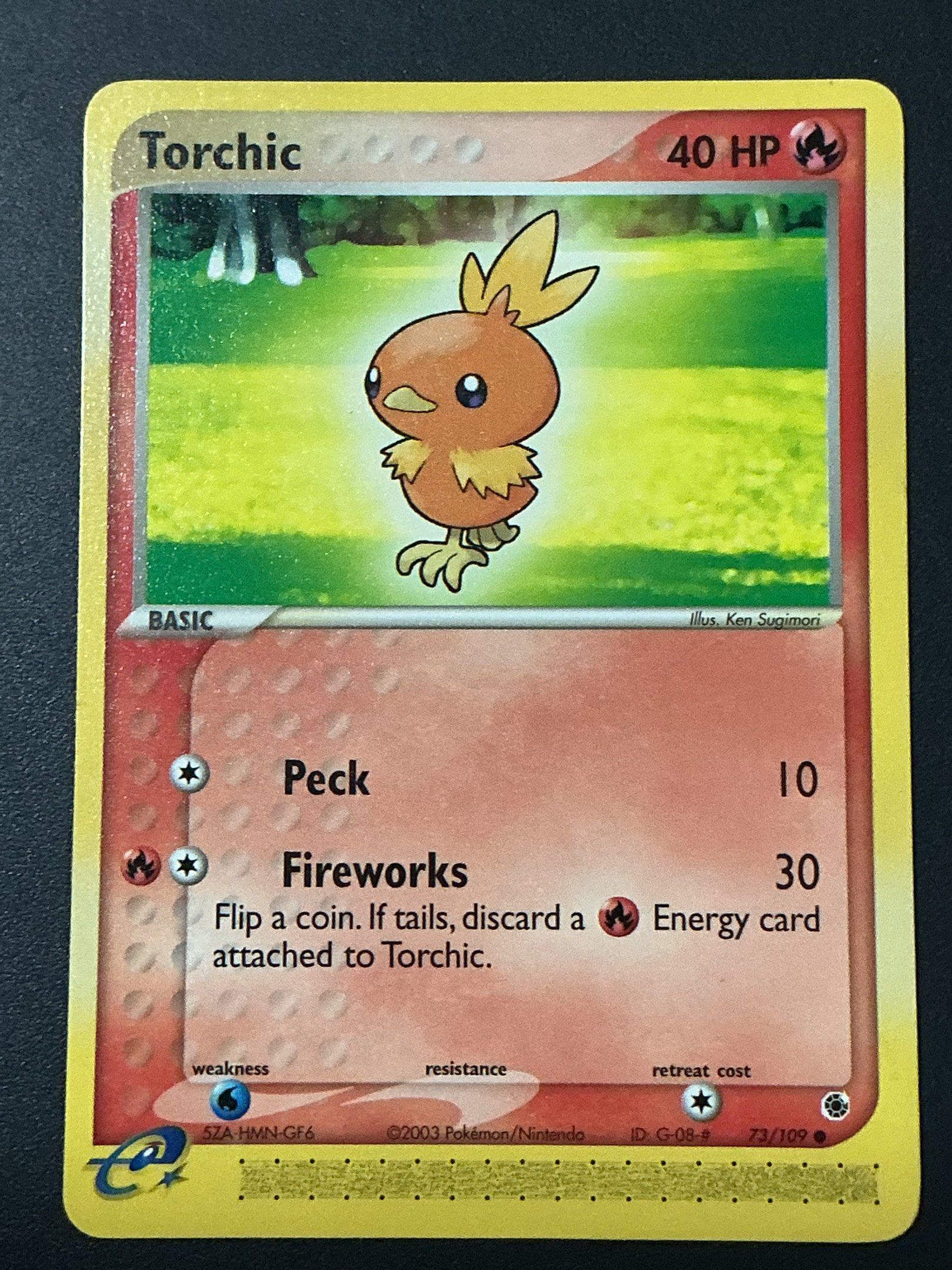 Pokemon Torchic 73/109 - EX Ruby & Sapphire (2003) - Vintage E-Reader ...