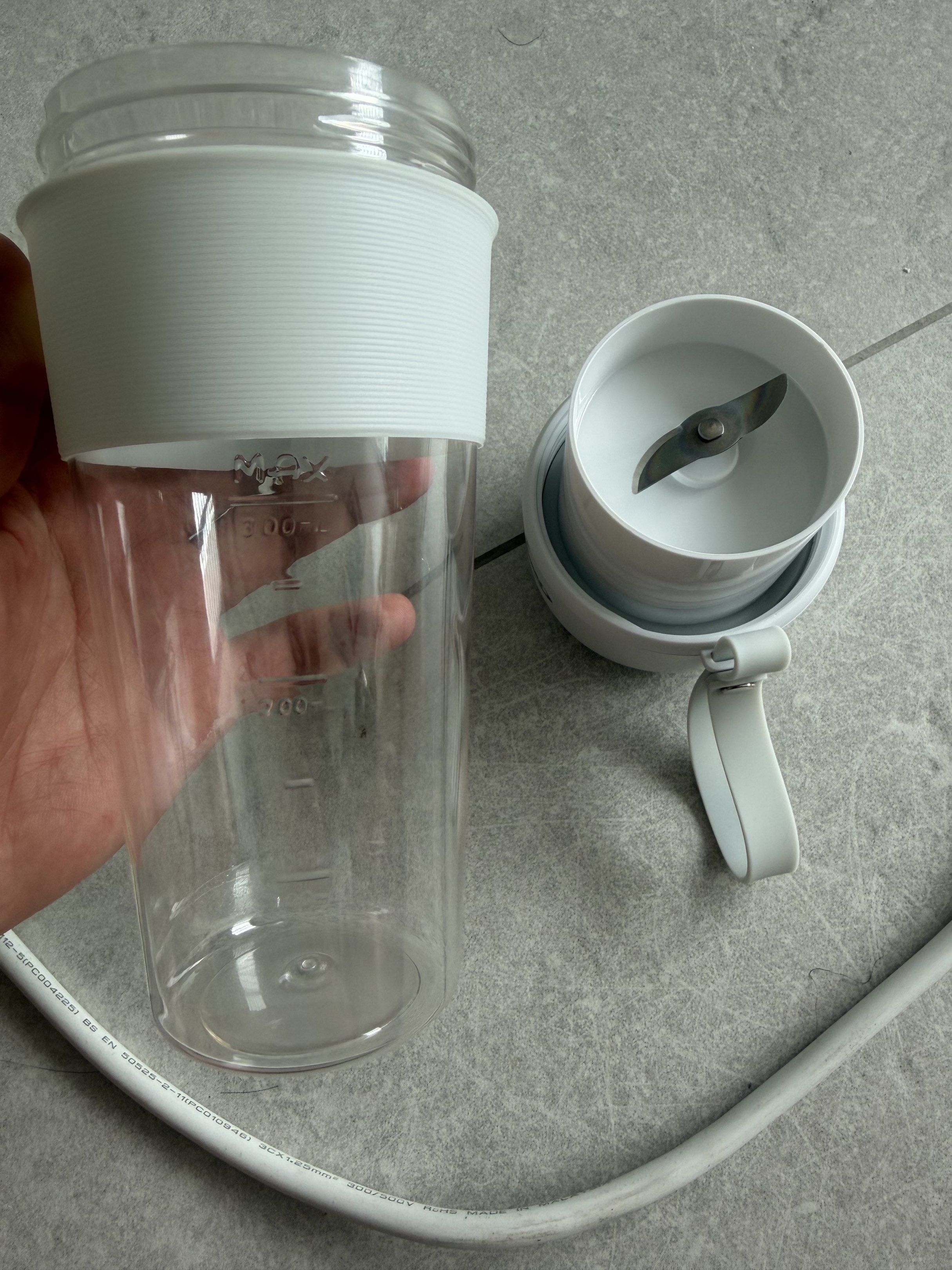 PowerPac Portable Blender - White, TV & Home Appliances, Kitchen ...