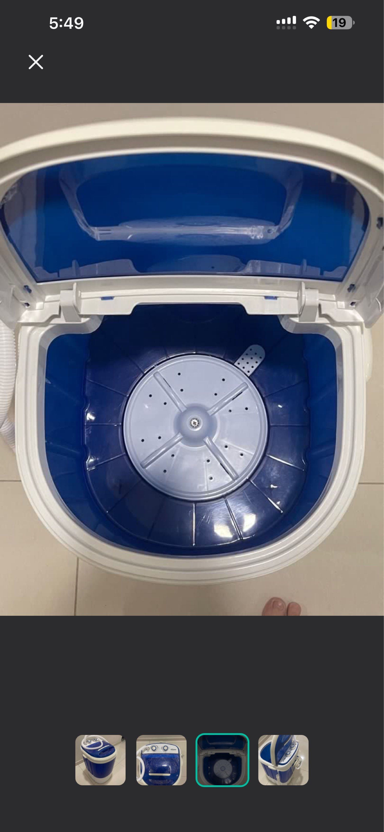 PowerPac Portable Washing Machine, TV & Home Appliances, Washing ...