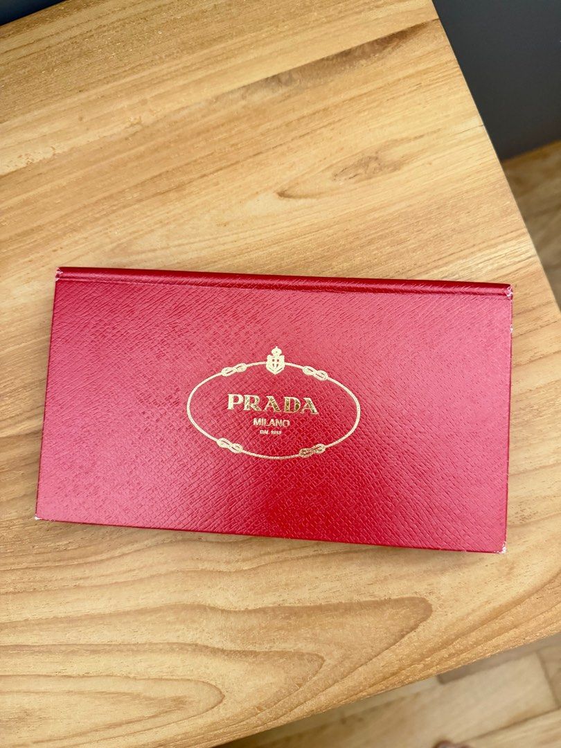 Prada CNY red pack ang pau packet, Hobbies & Toys, Stationery & Craft ...