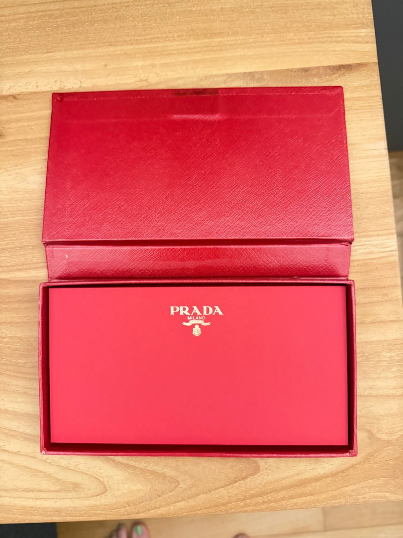 Prada CNY red pack ang pau packet, Hobbies & Toys, Stationery & Craft ...