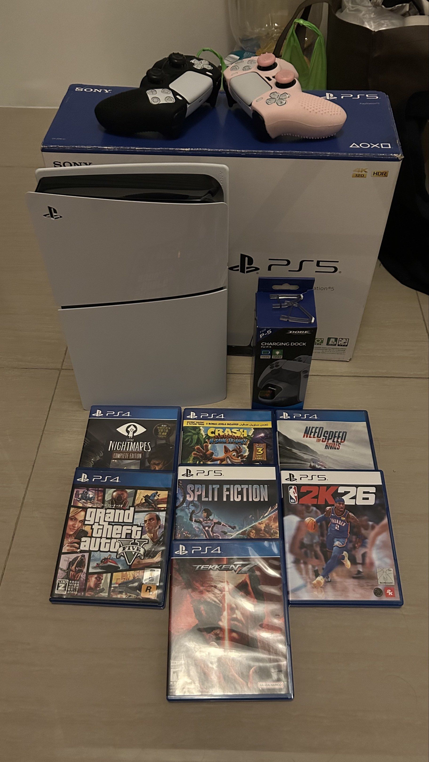 PS5 Slim - Disk & Digital 1TB, Video Gaming, Video Game Consoles ...