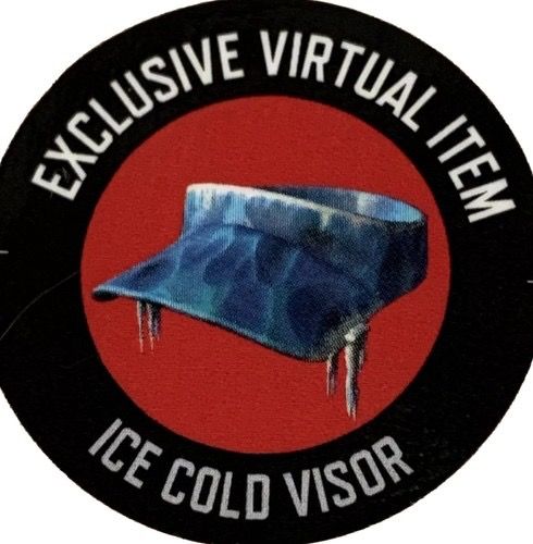 Roblox toy code Exclusive Virtual Item Ice Cold Visor, Video Gaming ...