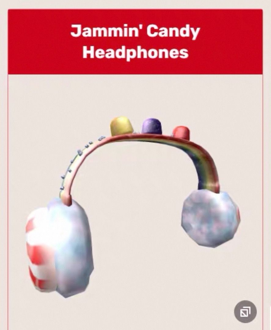 Roblox toy code virtual item ' Candy Headphones, Video Gaming, Gaming ...
