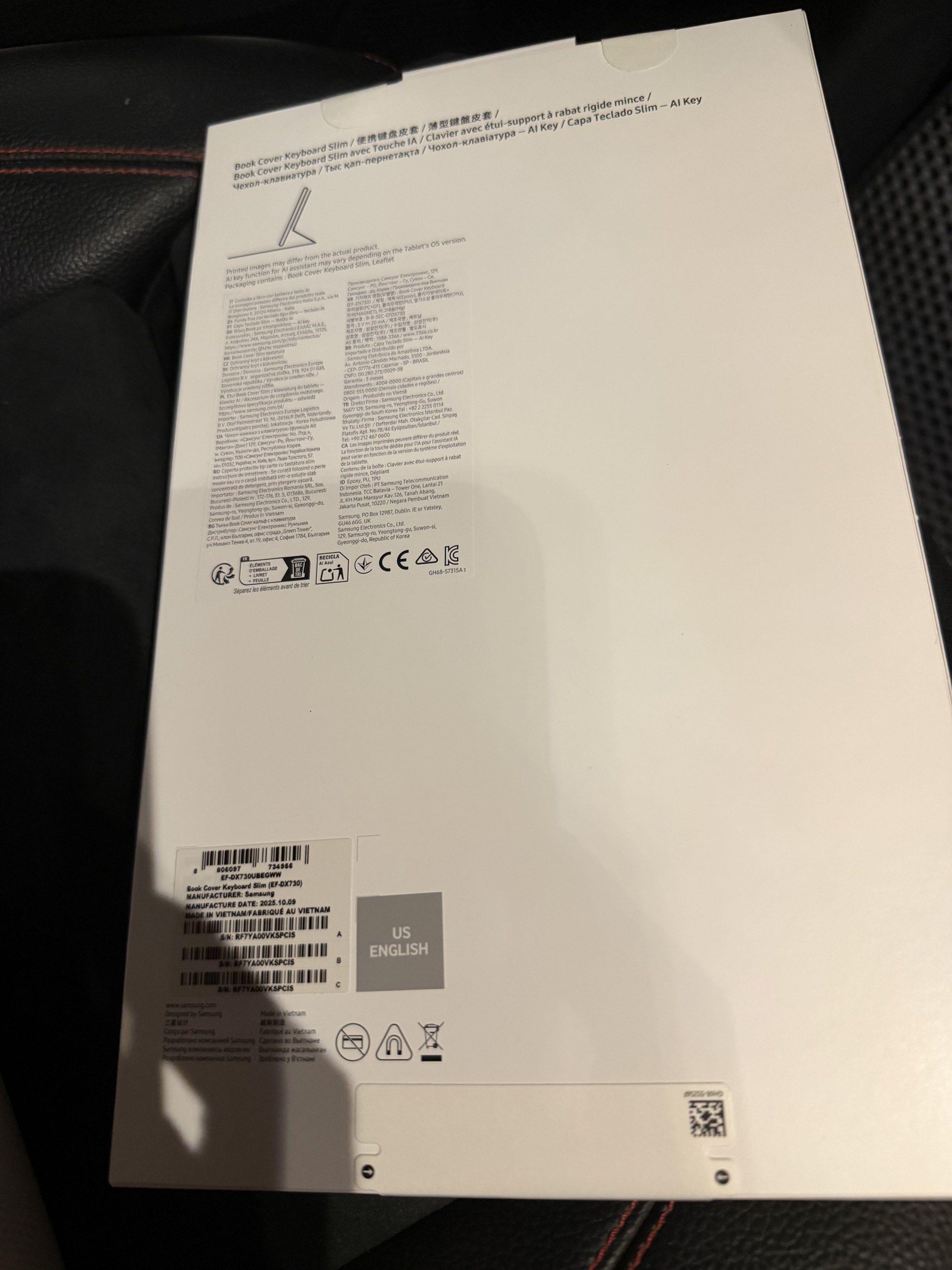 Samsung Book Cover Keyboard Slim for Galaxy Tab S11, Mobile Phones ...