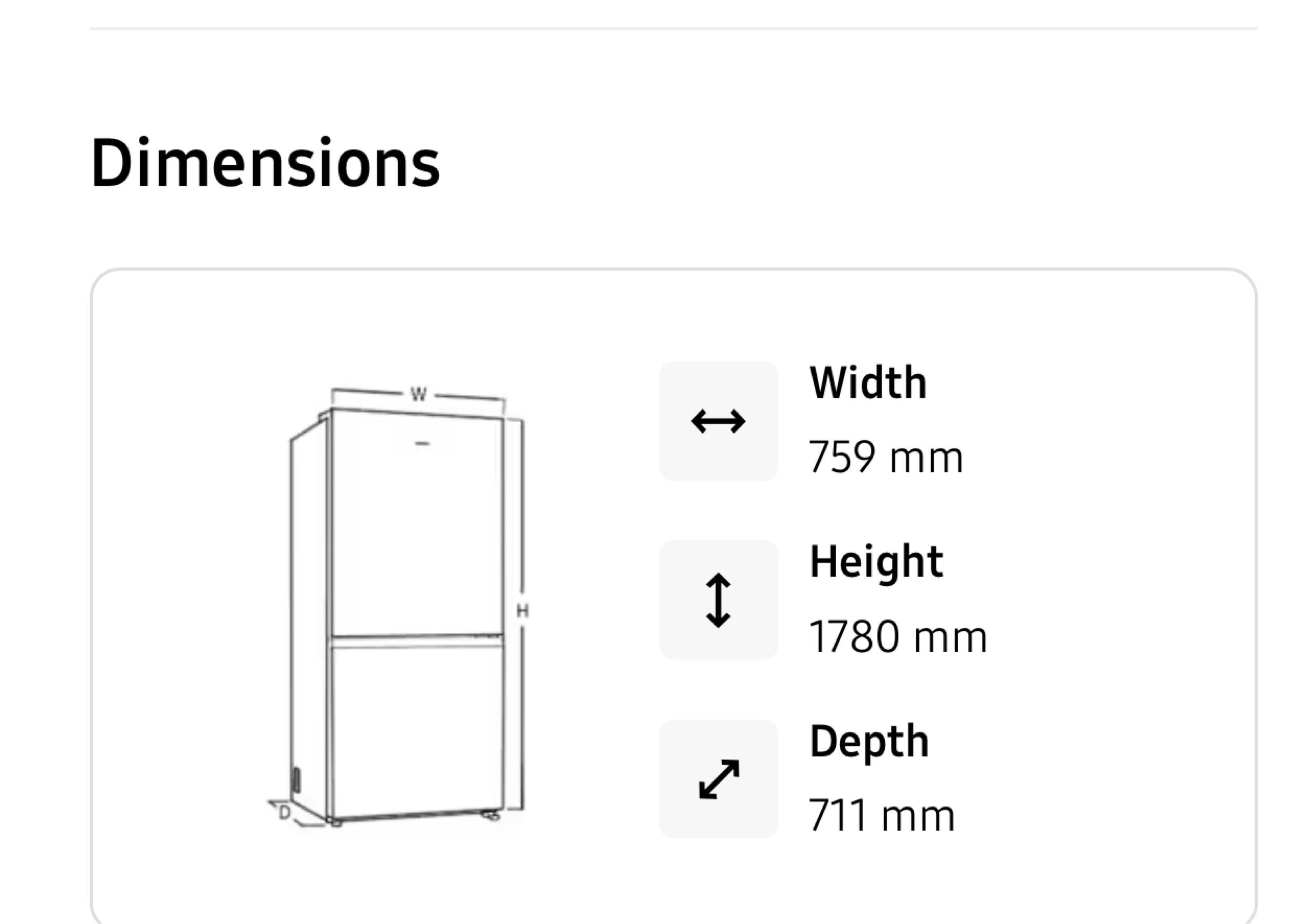 Samsung Bottom Freezer Refrigerator, TV & Home Appliances, Kitchen ...