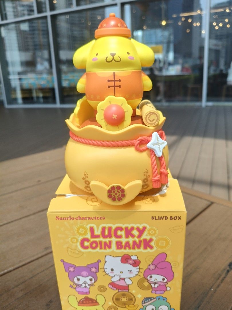 Sanrio Characters Lucky Coin Bank - Pom Pom Purin, Hobbies & Toys, Toys ...