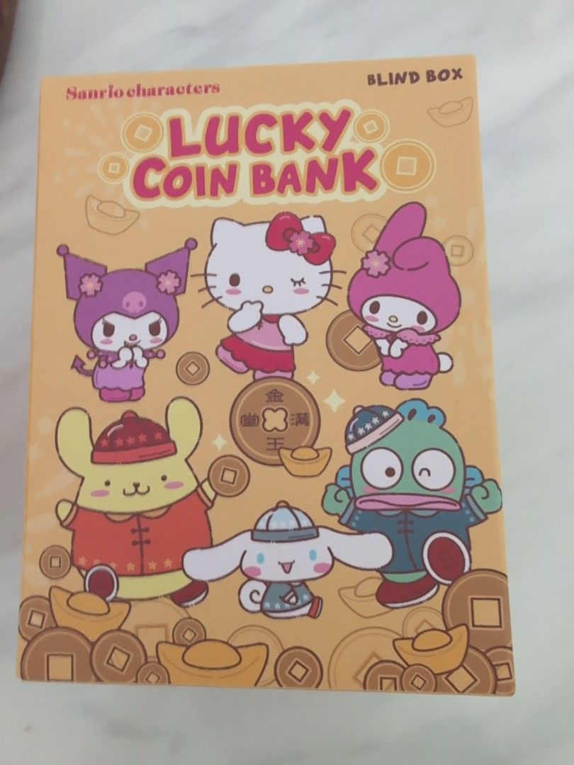 Sanrio Characters Lucky Coin Bank Blind Box, Hobbies & Toys, Toys ...