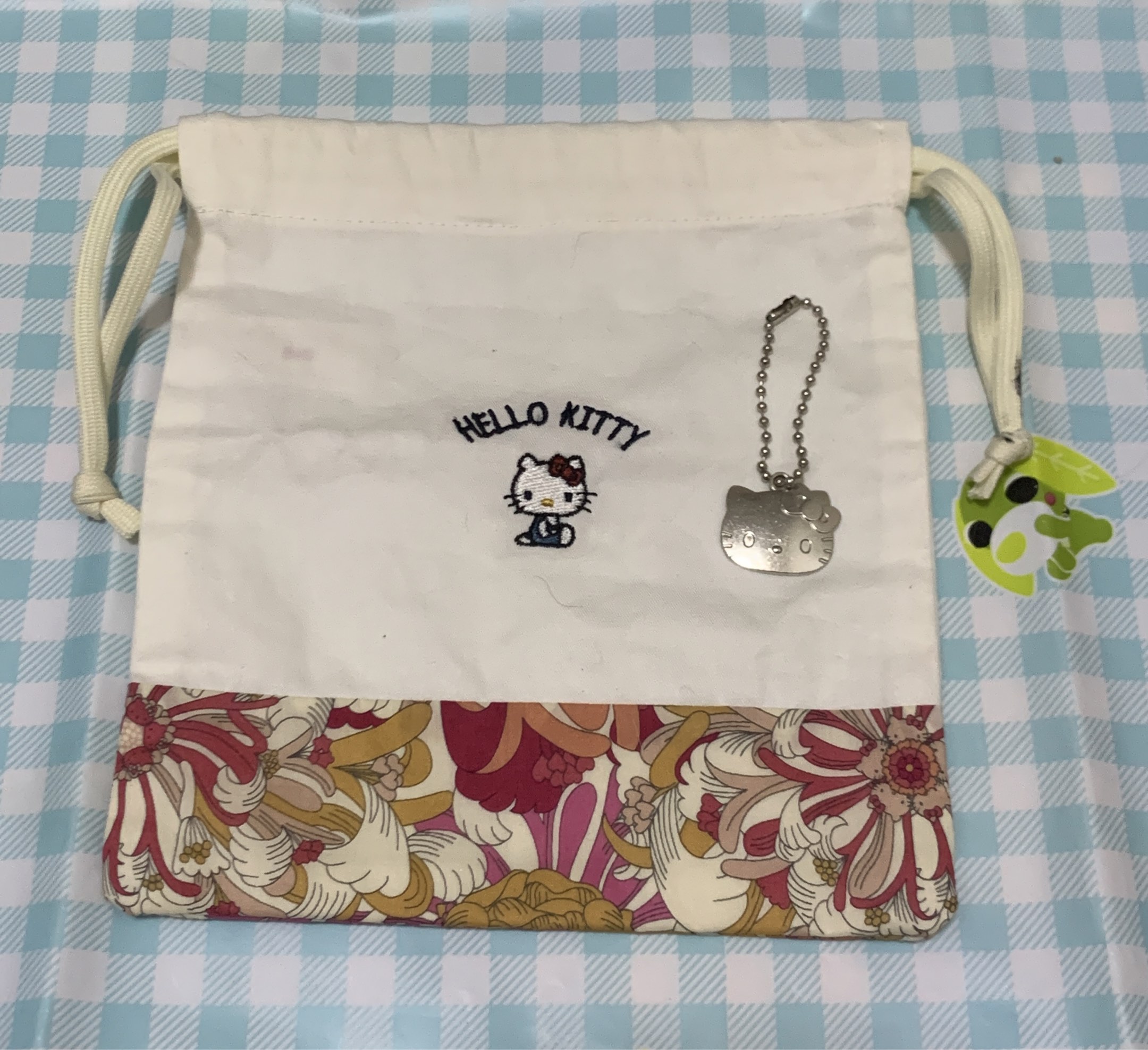 sanrio hello kitty 50th anniversary metal head keychain and 45th ...