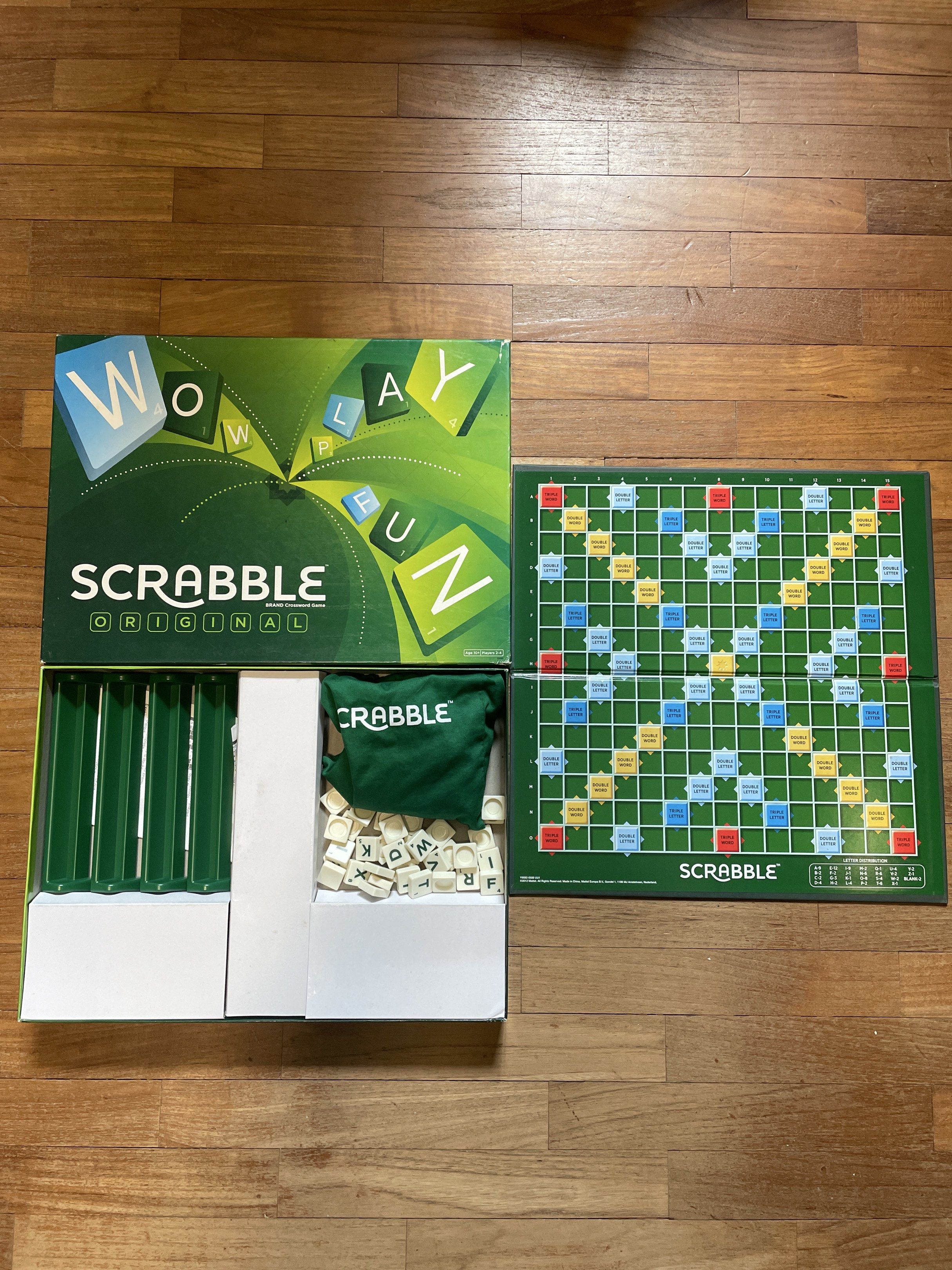 Scrabble Original Board Game, Hobbies & Toys, Toys & Games on Carousell