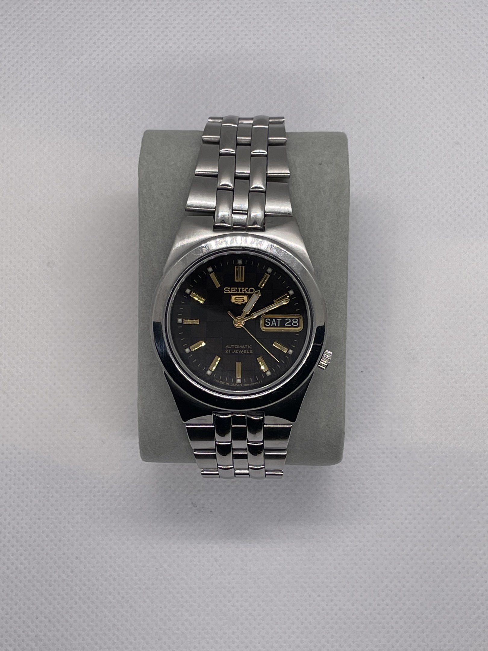Seiko 5 Automatic 21 Jewels 7S26-01T0 English and Arabic days, Men's ...
