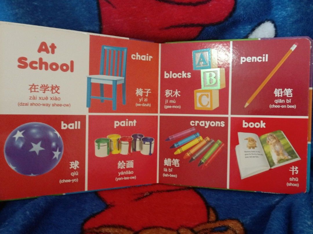 Smithsonian First Words English & Chinese Book, Hobbies & Toys, Books ...