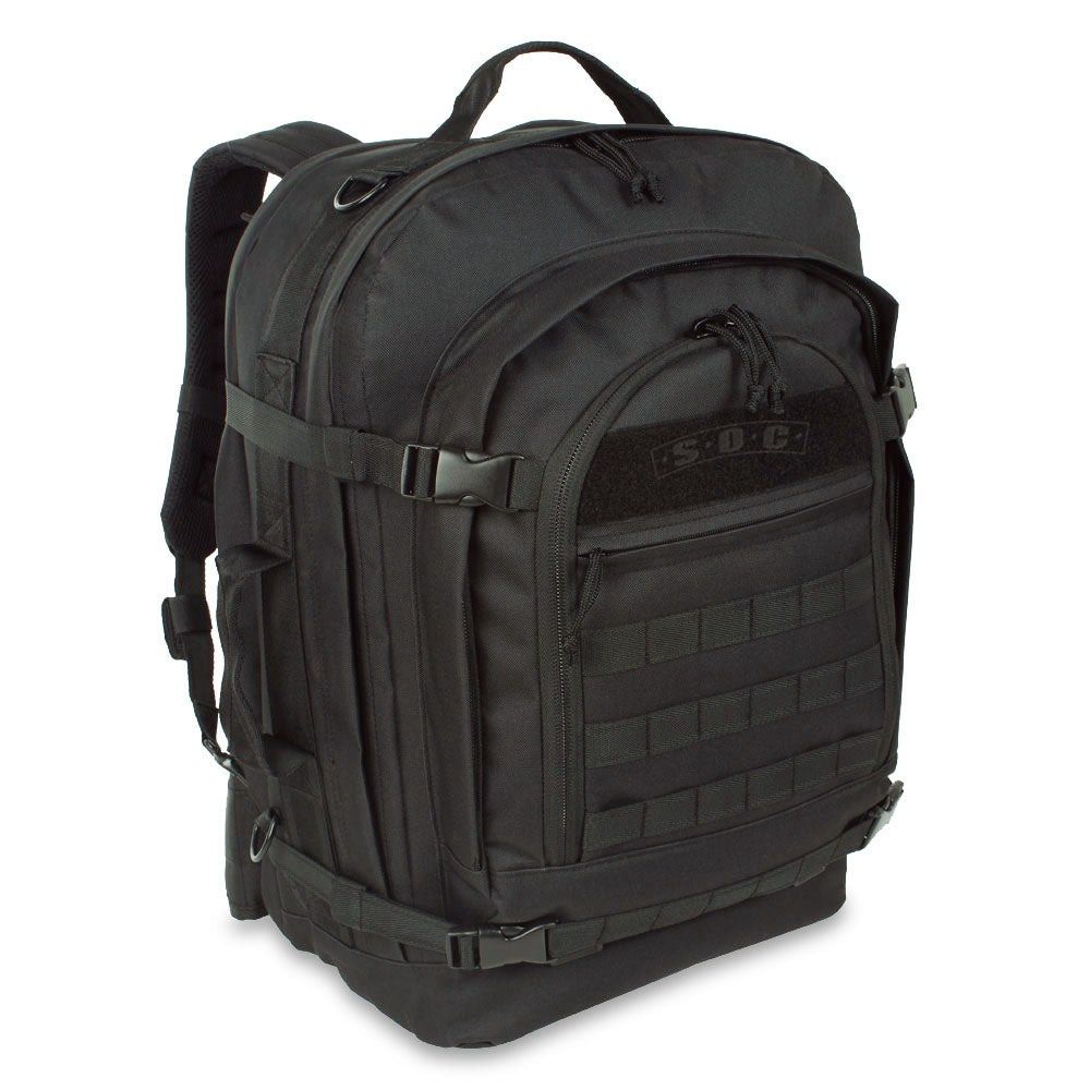 SOC Gear Tactical Backpack - Black, Men's Fashion, Bags, Backpacks on ...