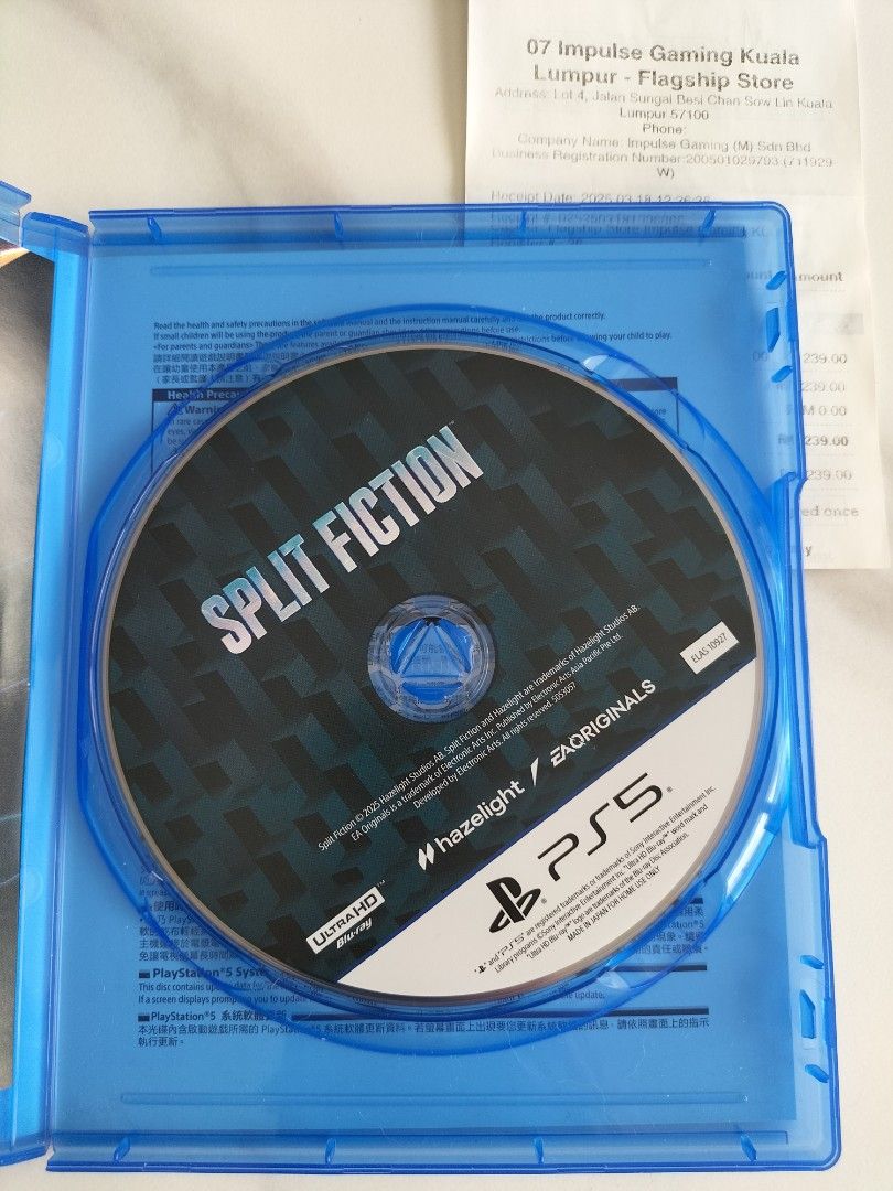 Split Fiction PS5 Game, Video Gaming, Video Games, PlayStation on Carousell