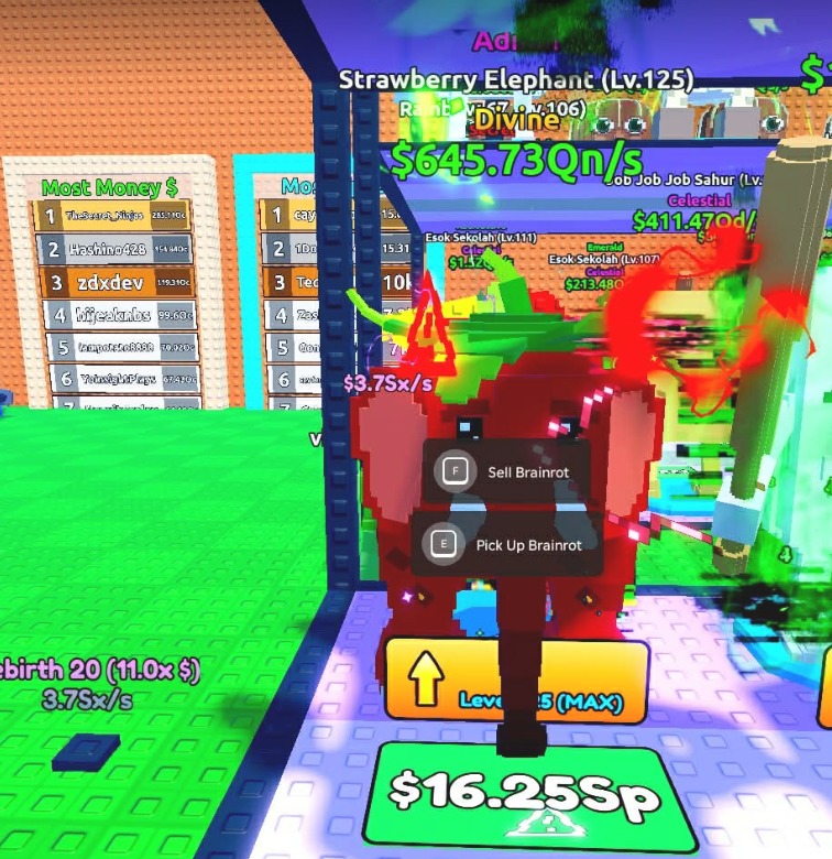 Strawberry Elephant | Escape the tsunami for brainrot, Video Gaming ...