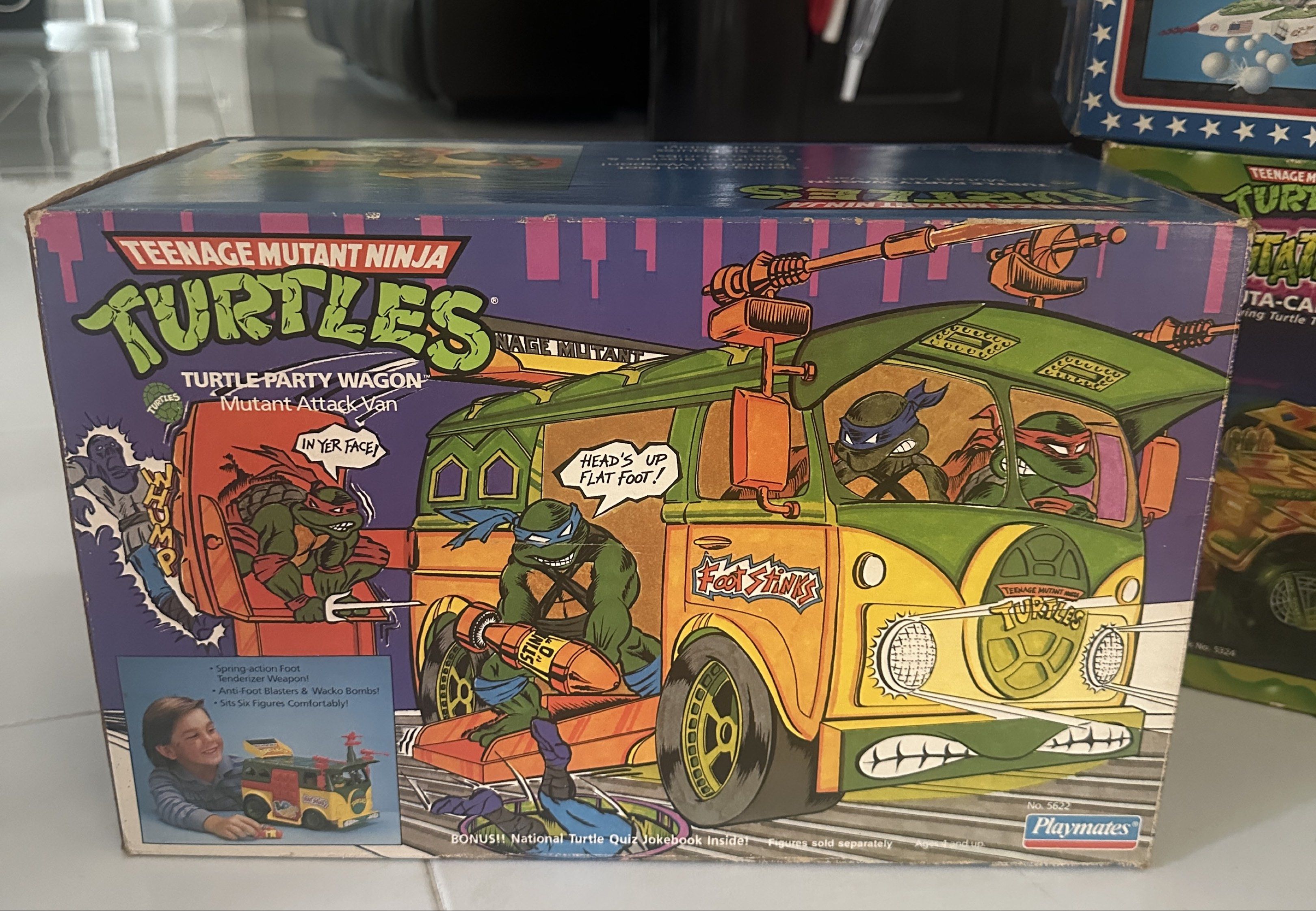 1989 Playmates Teenage Mutant Ninja Turtles Turtle Party Wagon, Hobbies ...