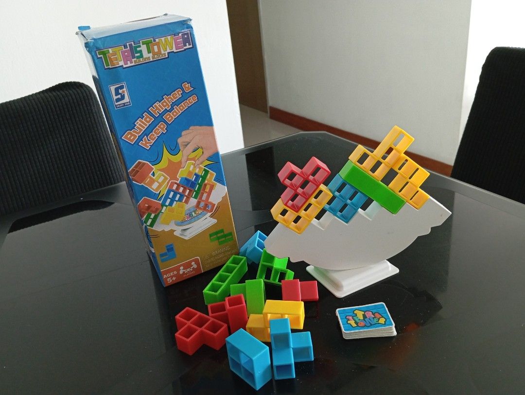 Tetris Tower Balancing Game, Hobbies & Toys, Toys & Games on Carousell