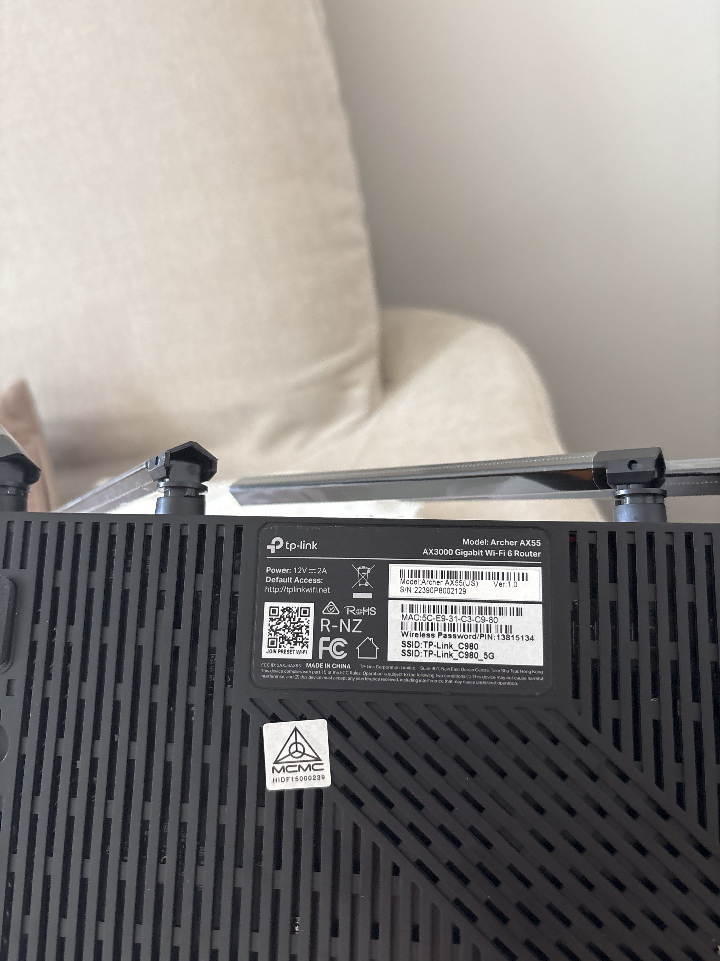 TP-Link Archer AX3000 Gigabit Wi-Fi 6 Router, Computers & Tech, Parts ...