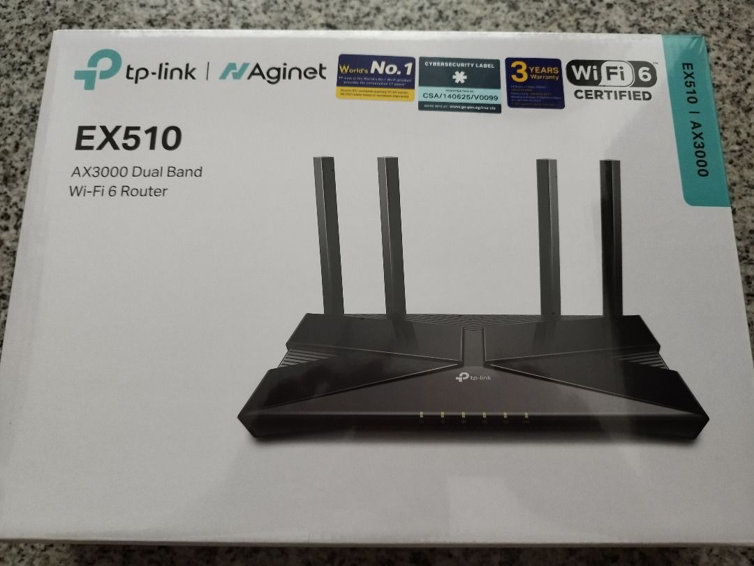 TP-Link EX510 AX3000 Dual Band Wi-Fi 6 Router, Computers & Tech, Parts ...