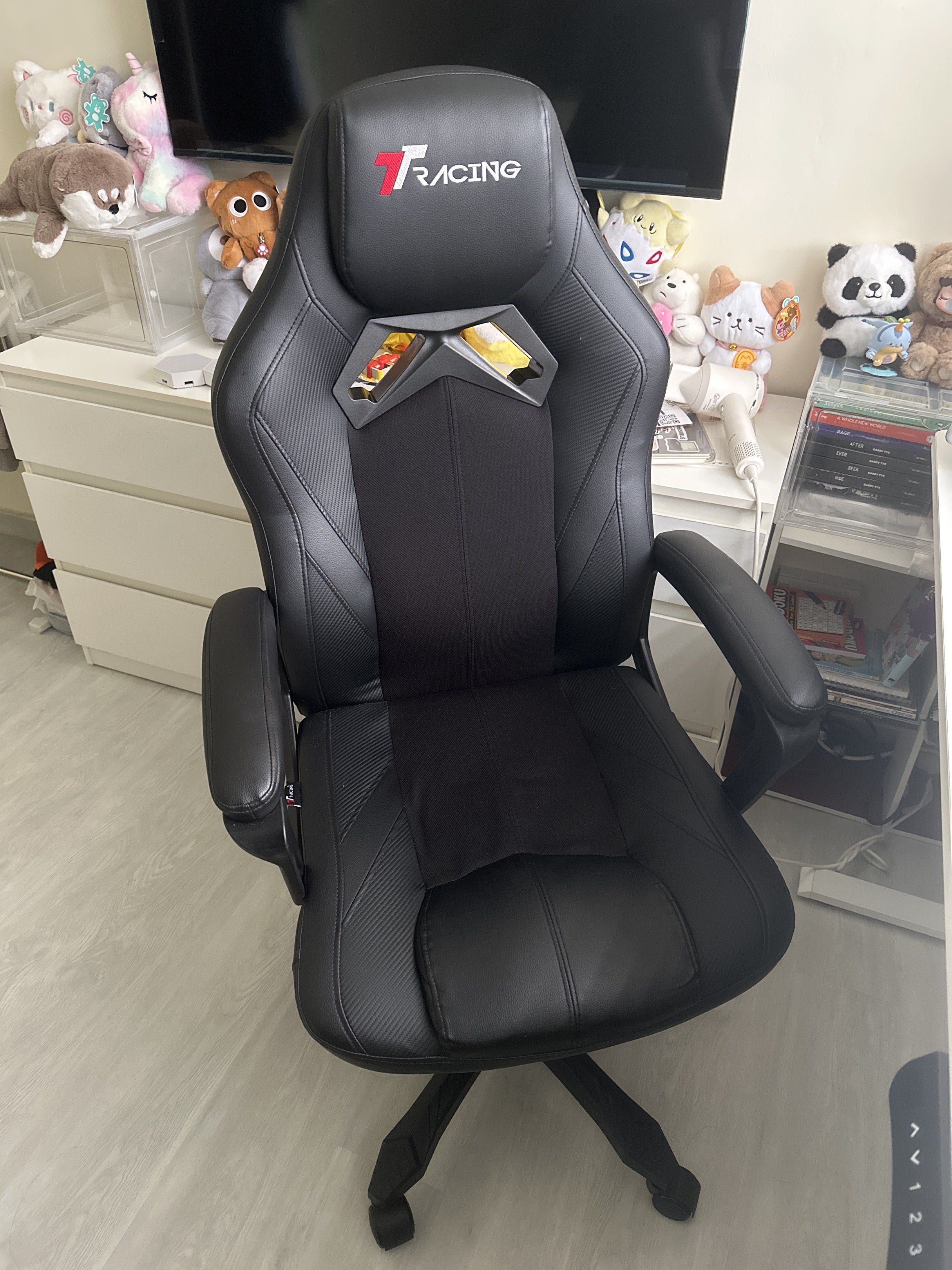 T-RACING Gaming Chair - Black, Furniture & Home Living, Furniture ...