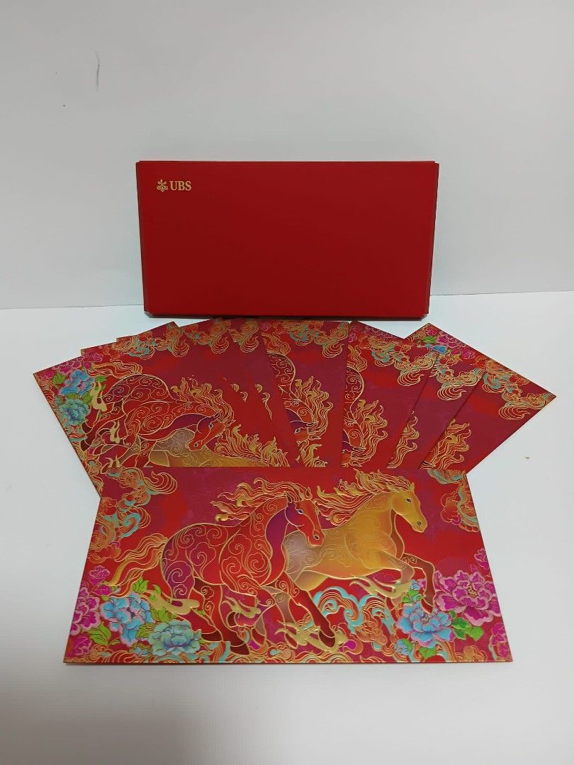 UBS 2026 Horse Red Packets, Hobbies & Toys, Stationery & Craft, Other ...