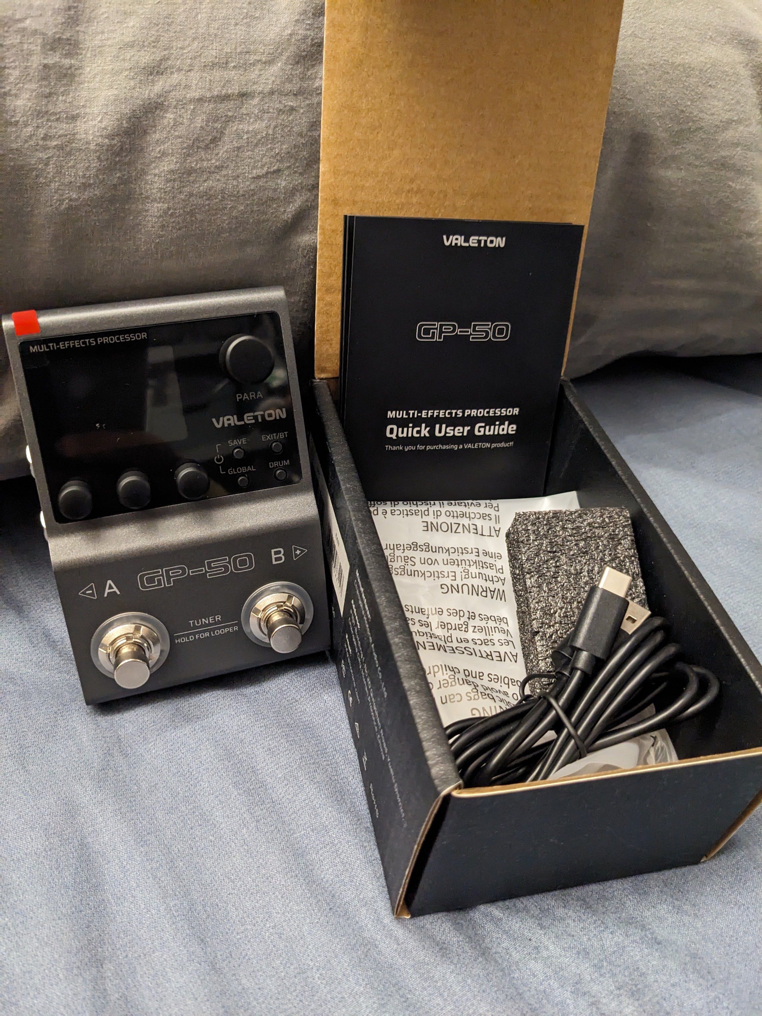 Valeton GP-50 Global English Version, Hobbies & Toys, Musical ...