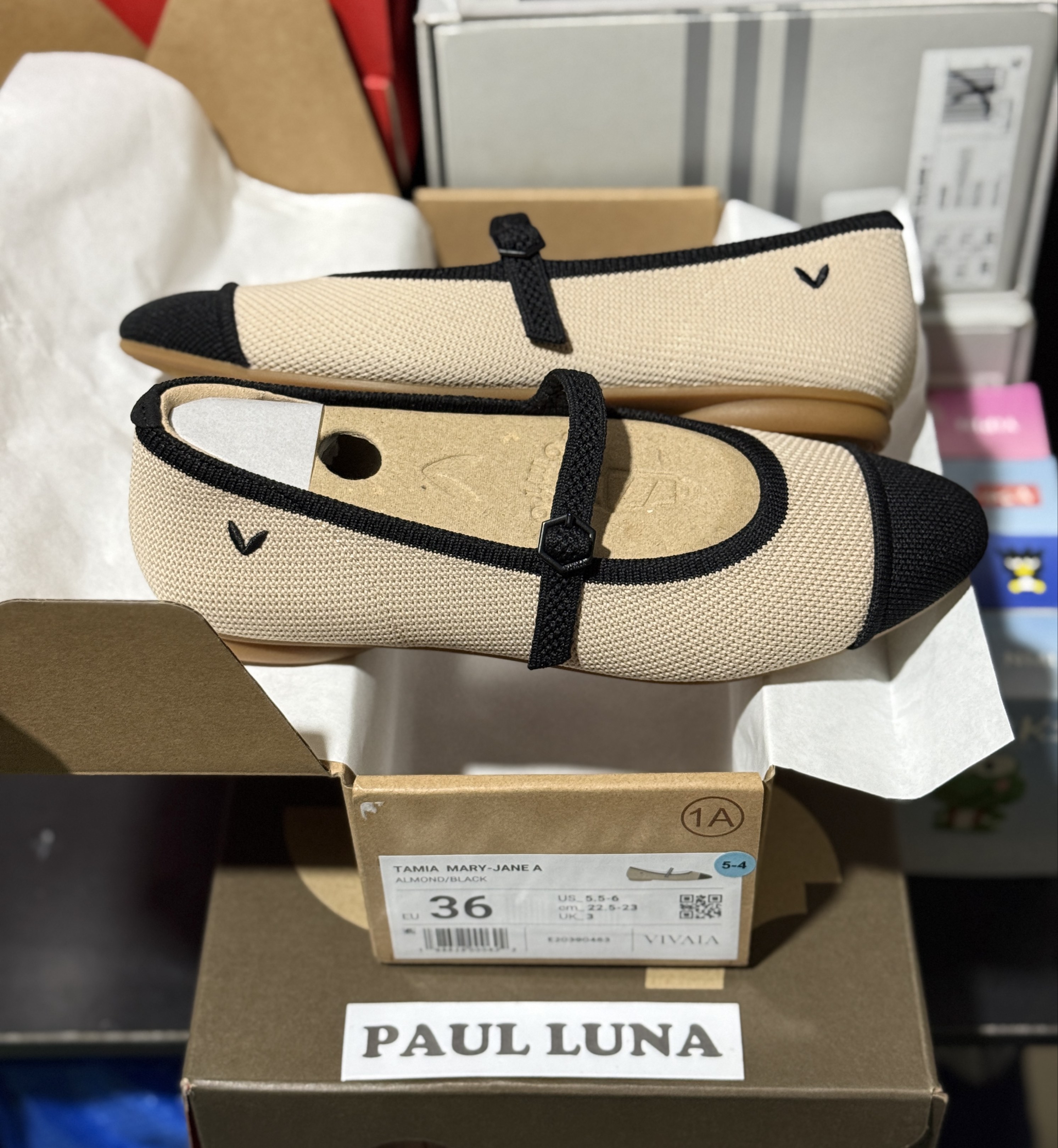 VIVAIA Almond-Toe Mary Janes, Women's Fashion, Footwear, Flats ...