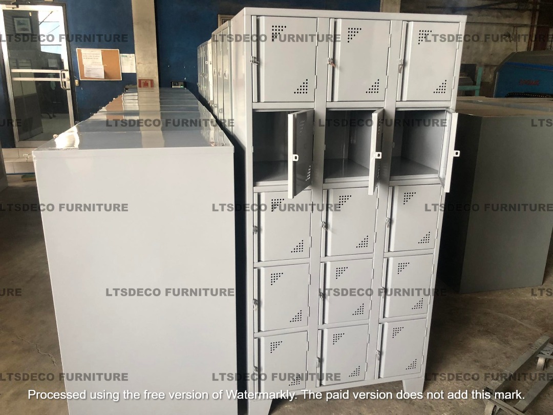 15 DOOR STEEL LOCKER OFFICE PARTITION, Furniture & Home Living, Office ...